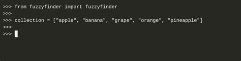 GitHub Amjith Fuzzyfinder Fuzzy Finder Implemented In Python