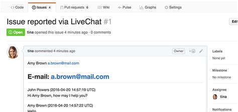 Github LiveChat Integration Tutorial LiveChat Help Center LiveChat Com