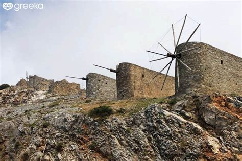 Lassithi Map Key Places And Points Of Interest Greek