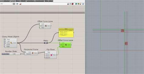 cutting multiple sections on grids in rhino inside revit grasshopper