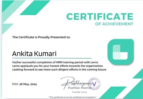 ankita kumari on linkedin hr internship education
