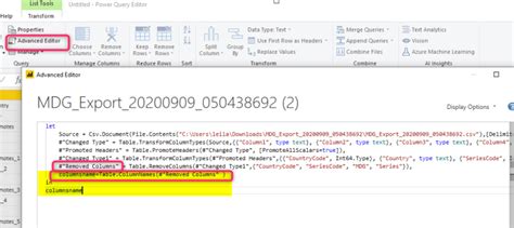 Remove Columns With Specific Patterns Name In Power Bi Using Power Query Radacad