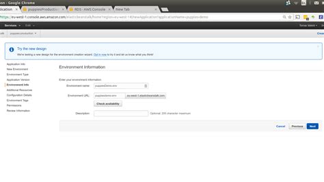 Setup AWS Elastic Beanstalk