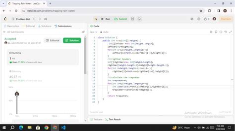 Day 1 Dsa With Java Solved Trapping Rainwater Question In Leetcode Manjay Verma