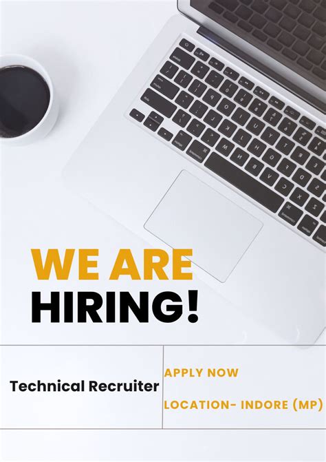 Hiring Technicalrecruiter Indorejobs Freshershiring Experiencedjobs Applynow Hiringalert