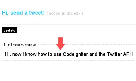 How To Update Your Twitter Status With Codeigniter Envato Tuts