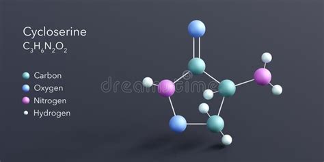 Serine Molecular Structures Amino Acid 3d Model Structural Chemical Formula And Atoms With