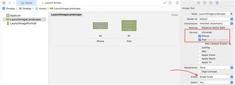 ios lauchscreen storyboard landscape splashscreen stack overflow