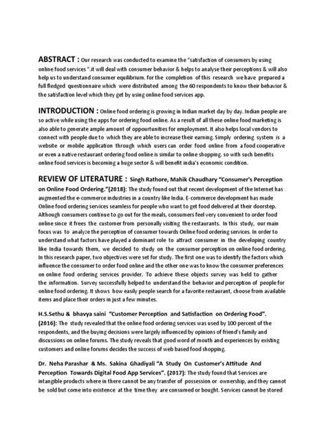 Food Delivery App Project Pdf Data Behavior