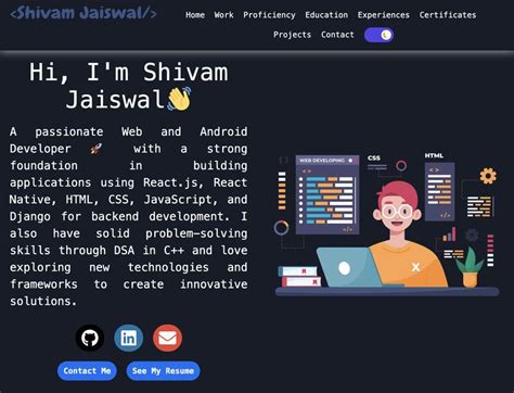 Shivam Kumar Jaiswal On Linkedin Nextjs Reactjs Webdevelopment Portfolio Frontend