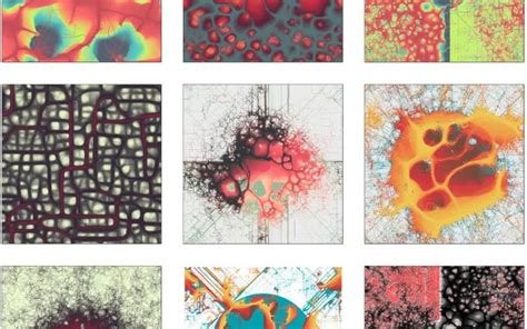 Data Art FlowingData Generative Art Generative Slime Mould