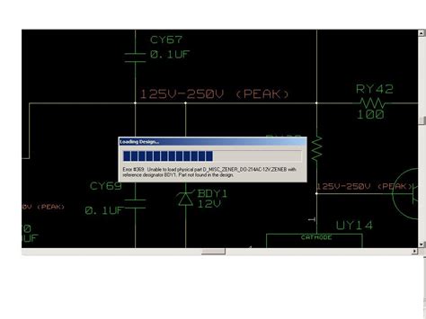 unable to load a physical part in concept hdl pcb design pcb design