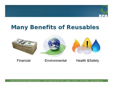 Many Benefits Of Reusables Financial