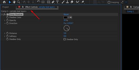 how to add drop shadow in after effects boris fx