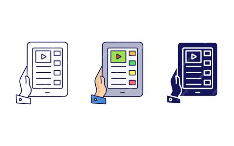 Premium Vector Tablet Vector Icon