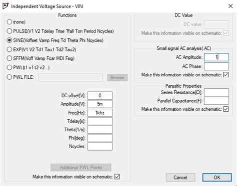 Common Source Amplifier Circuit Simulation Using Ltspice Circuit