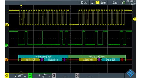 Rth K1 Rohde And Schwarz I2cspi Trigger And Decode Rands Rth Series