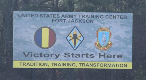 Ft Jackson Victory Starts Here Sign Army Basic Training Army Basic