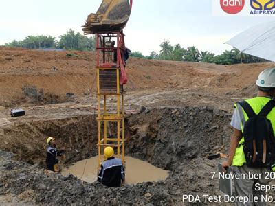 Dokumentasi PDA Test PT Tescont Indo Pondasi
