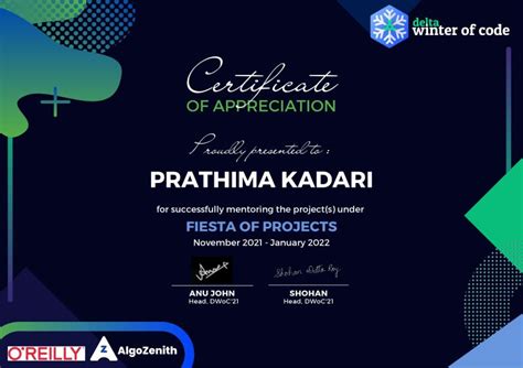 prathima kadari⭐ on linkedin dwoc organization mentor projects