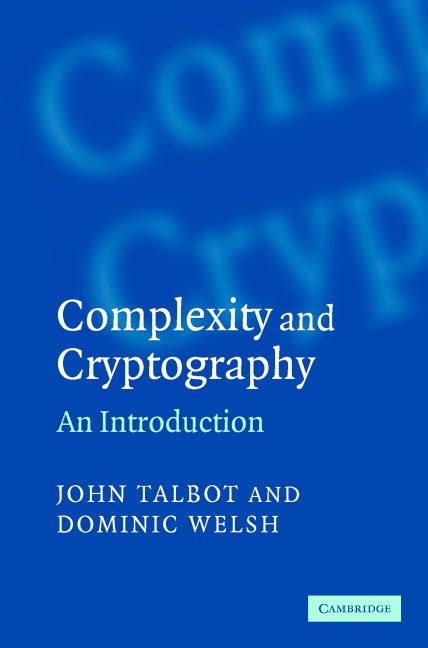 Complexity And Cryptography