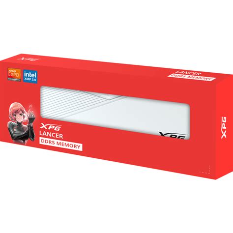 Memoria Adata Ddr5 Xpg Lancer 16gb 5200 Mts Blanca Pcmig