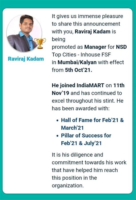 Raviraj Kadam On Linkedin Promoted 26 Comments