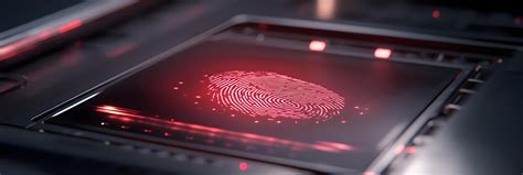 Biometric Security Scanner Featuring Fingerprint Recognition Premium Ai Generated Image