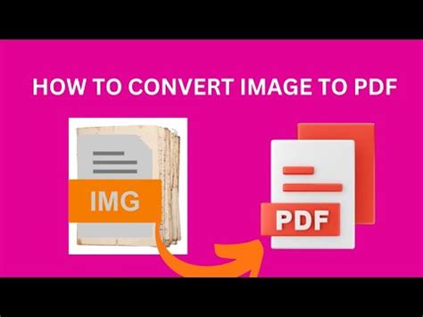 Never Seen Before The Easiest Way To Turn Images Into PDFs PDF File