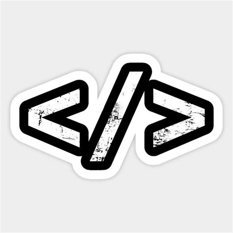 Source Code Icon Sticker Customized Stickers For Programmers