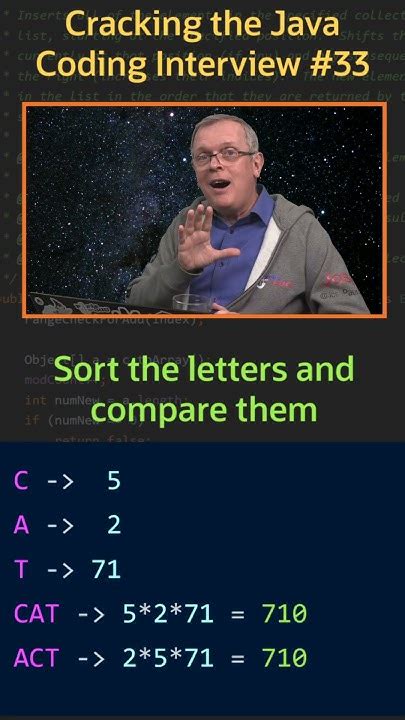 how can you tell that a string is an anagram of another string