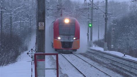 Электропоезд ЭС1 "Ласточка" Смоленск - Москва - YouTube