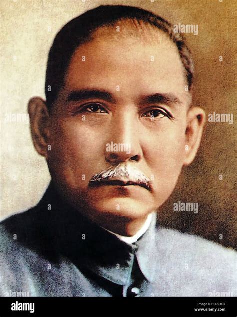 Sun Yat Sen 1866 1925 Chinese Revolutionary And Political Leader As