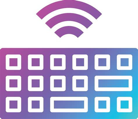 Wireless Keyboard Vector Icon Design Illustration Vector Art At Vecteezy