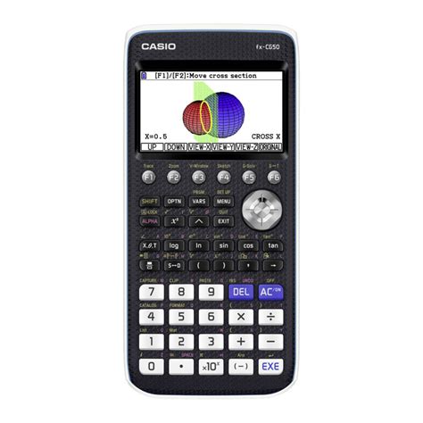 CASIO FX CG50 SETTING UP MANUAL Pdf Download ManualsLib