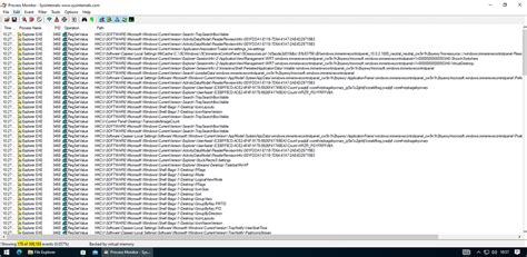 Sysinternals Process Monitor Real Time File System Registry And