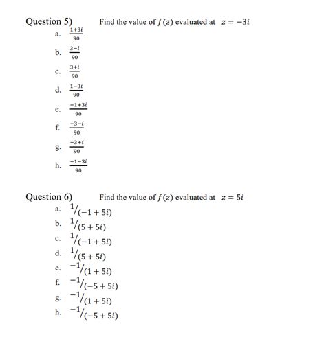 solved 5 a certain function f z is represented by the