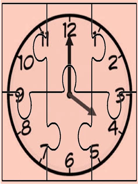 Puzzle Clock Pdf