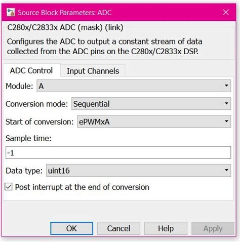 tms320f28335 to generate spwm using adc interrupt and epwm in simulink
