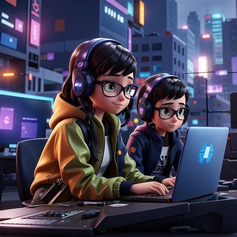 Premium Photo Cyberpunk Coding Bootcamp