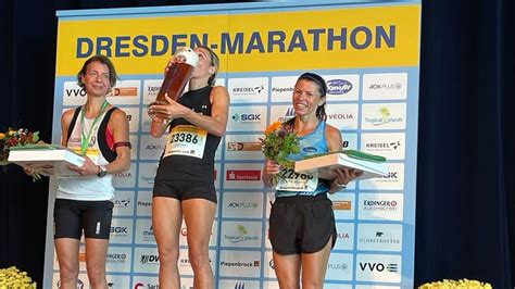 23 Dresden Marathon Sandra Boitz 2 Beim Halbmarathon Laufsport Im