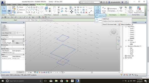 How To Do An Opening In Mass Bulge And A Shangai Tower Autodesk Community