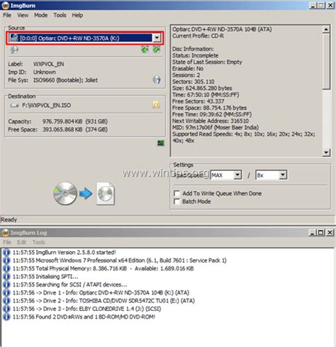 How To Create An Iso Image File From Dvd Cd Dvd Hd Dvd Or Blu Ray Disc Wintips Org
