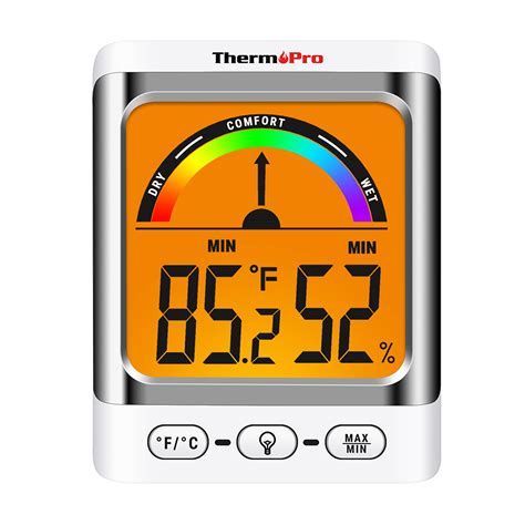Buy ThermoPro Digital Hygrometer Indoor Thermometer Temperature And Humidity Gauge Monitor