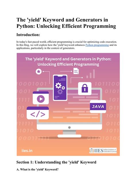 ppt the yield keyword and generators in python docx powerpoint