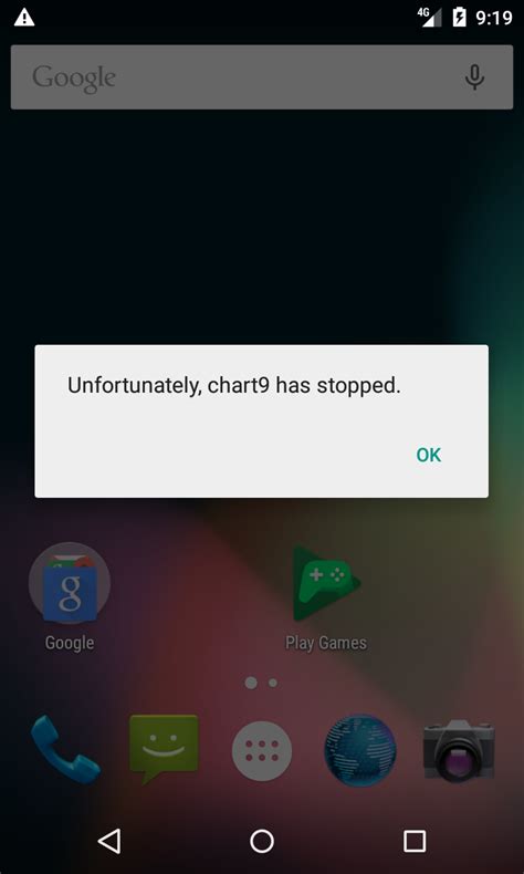 Android Studio Combined Chart Crashes Stack Overflow