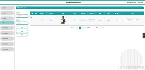 Java计算机毕业设计人力资源管理信息系统（开题源码论文）计算机课设 人力资源管理系统 Csdn博客