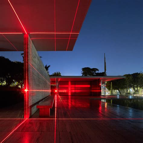 Mies Van Der Rohe S Barcelona Pavilion Loses Its Marble Walls