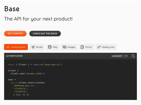 Base API Look Startup At Welldoneby