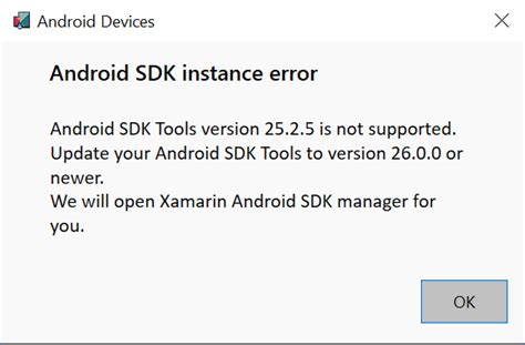 Troubleshooting The Installation Of Xamarin Android Device Manager
